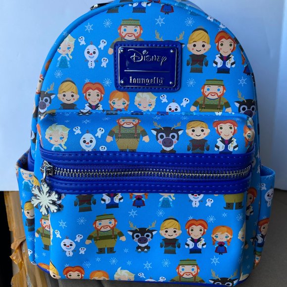 Loungefly | Bags | New Loungefly Disney Frozen Chibi Backpack ...